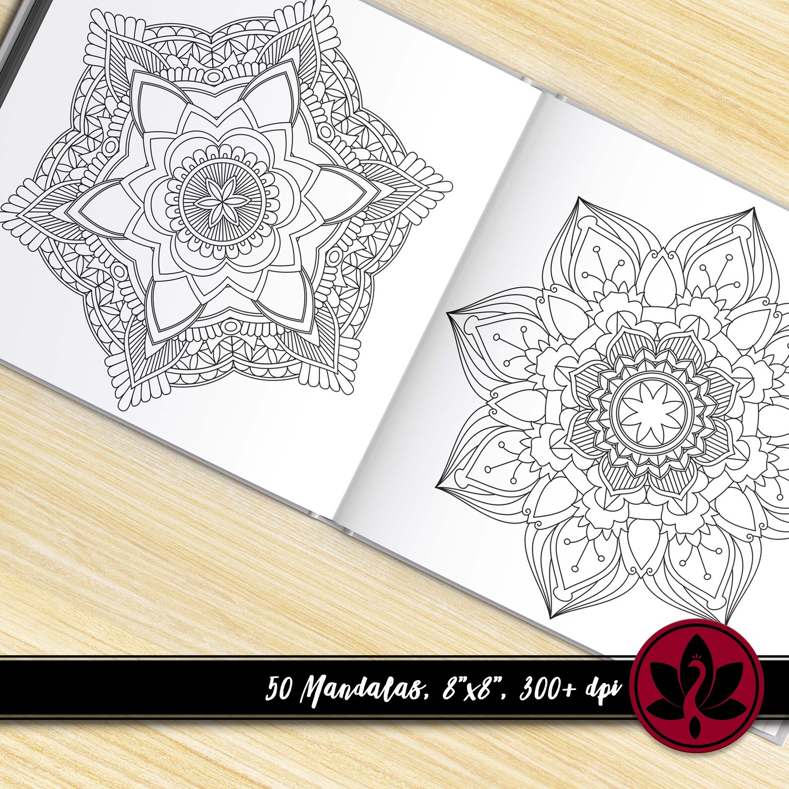 Adult Coloring Book Mandala, Coloring Book Pages PDF Mandalas, Coloring ...