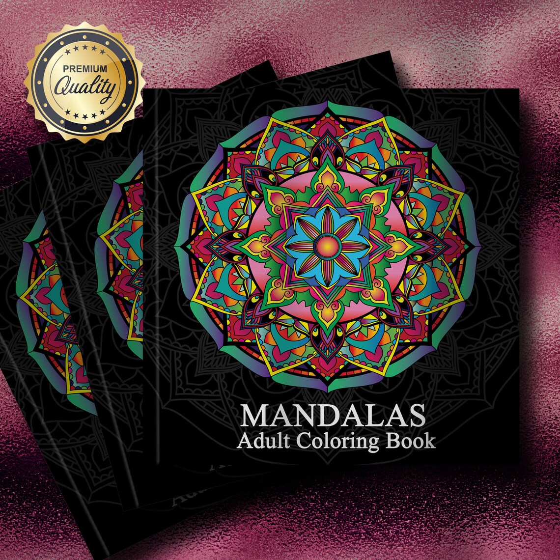 Adult Coloring Book Mandala Coloring Book Pages PDF Mandalas - Etsy