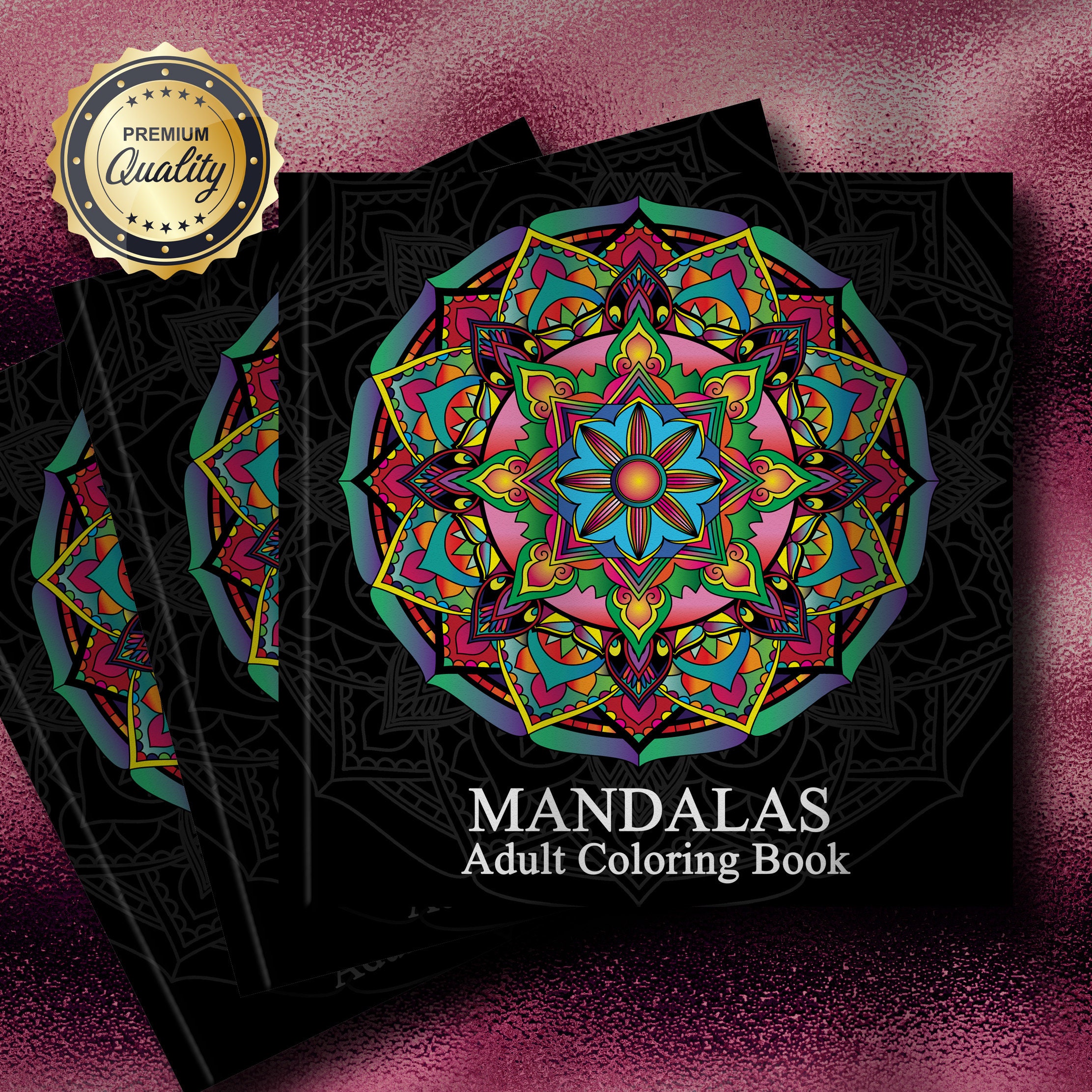 Adult Coloring Book Mandala, Coloring Book Pages PDF Mandalas, Coloring ...