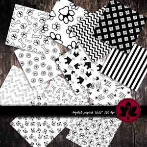 Dog Digital Paper, Dog Backgrounds, Puppy Digital Paper, Pet Digital ...