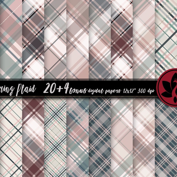Tartan Paper - Etsy