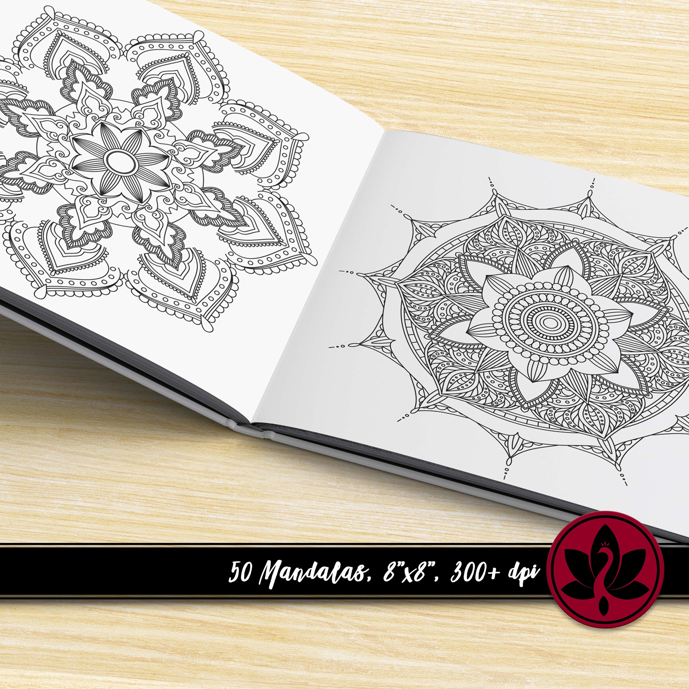 Adult Coloring Book Mandala, Coloring Book Pages PDF Mandalas, Coloring ...