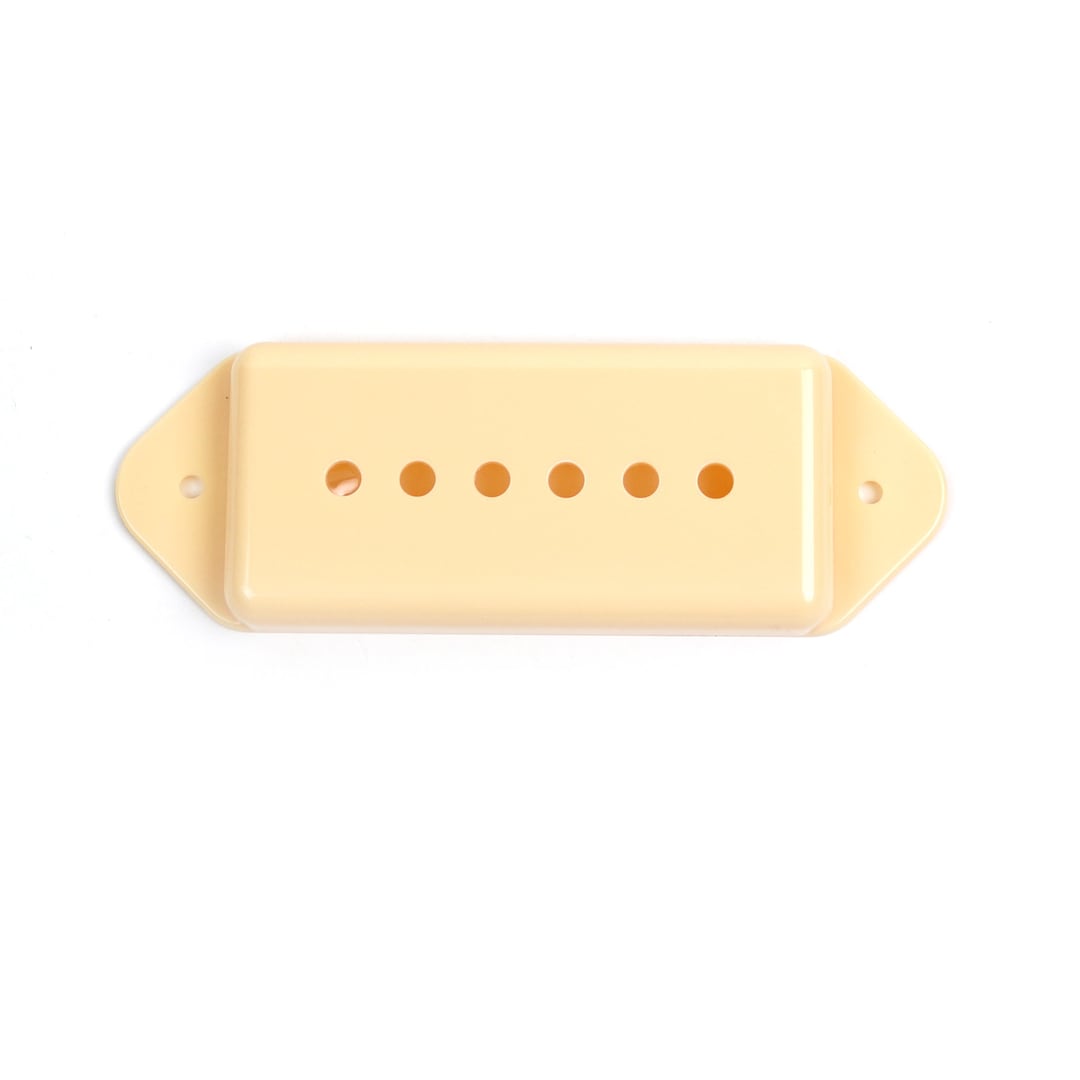 Replacement P-90 P90 Dog-ear Pickup Cover, Cream-plastic (50mm or 52mm ...
