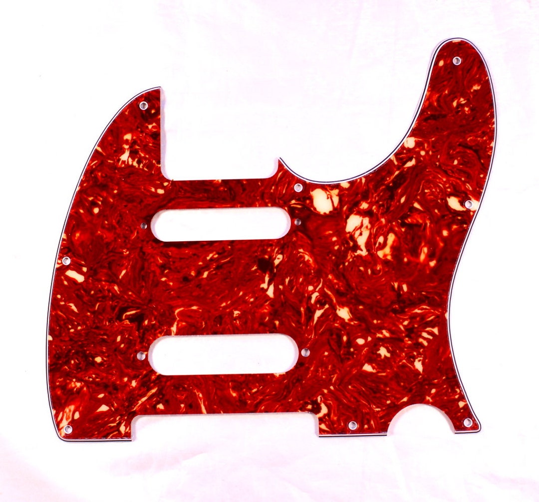 Replacement Nashville Tele Style Guitar Pickguard, 4ply Red Tortoise - Etsy