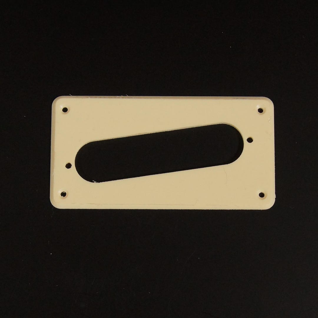 Humbucker to Strat Style Pickup Adapter Ring, Reverse Slant, 1ply Cream ...