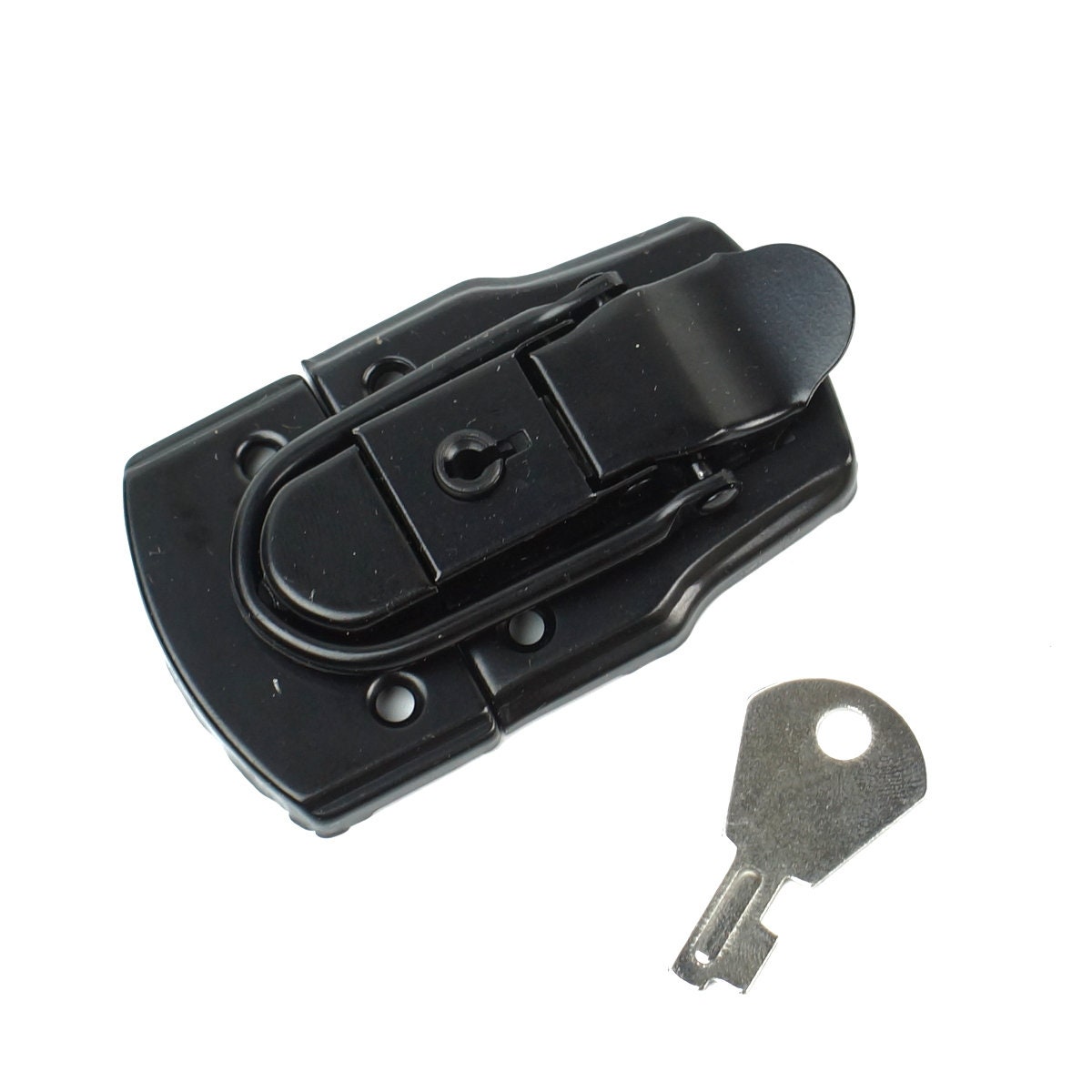 Drawbolt Closure Latch for Guitar Case With Lock and Key Black 45x72mm Etsy UK