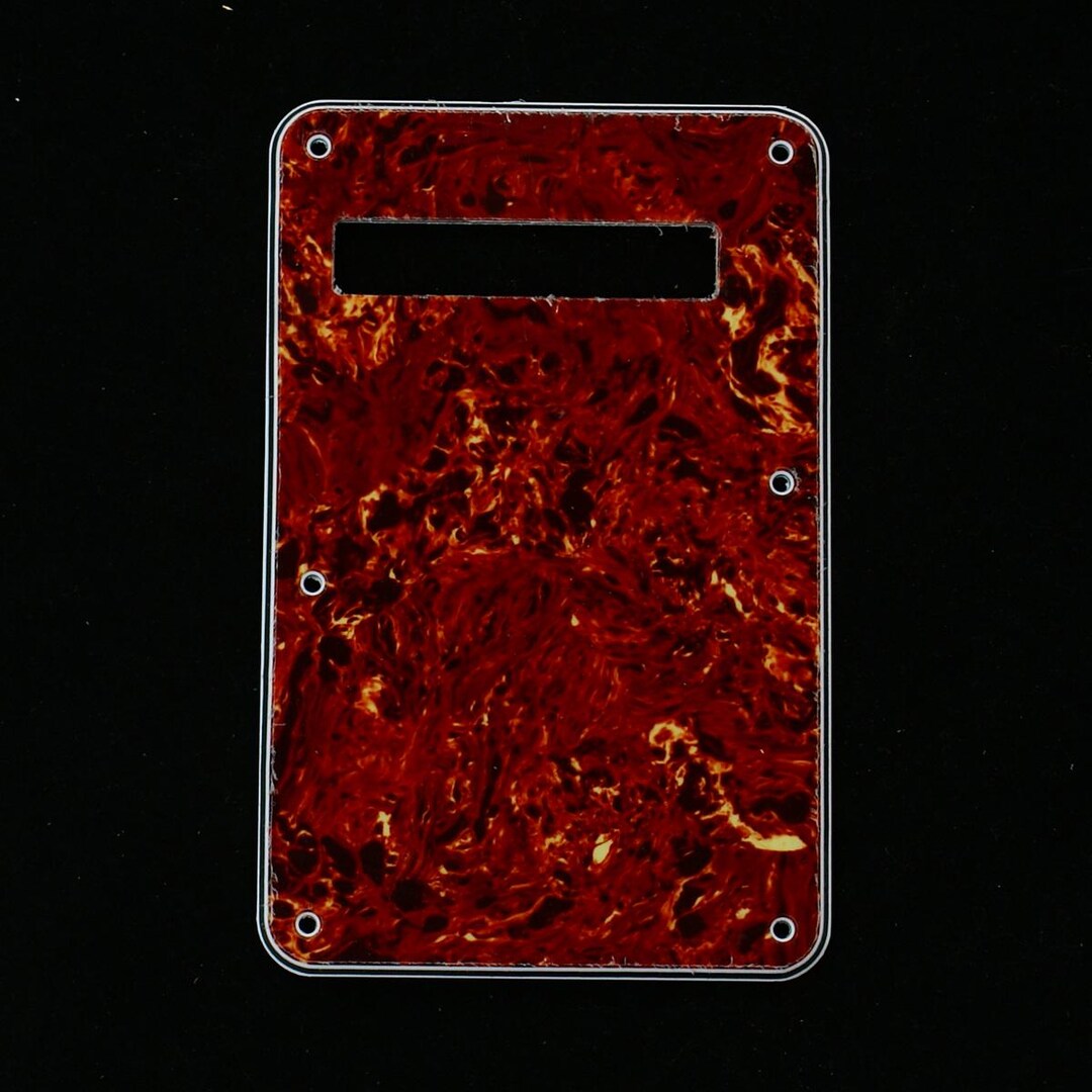 Replacement Strat Style Cavity Cover Tremolo Back Plate, 4ply Red ...