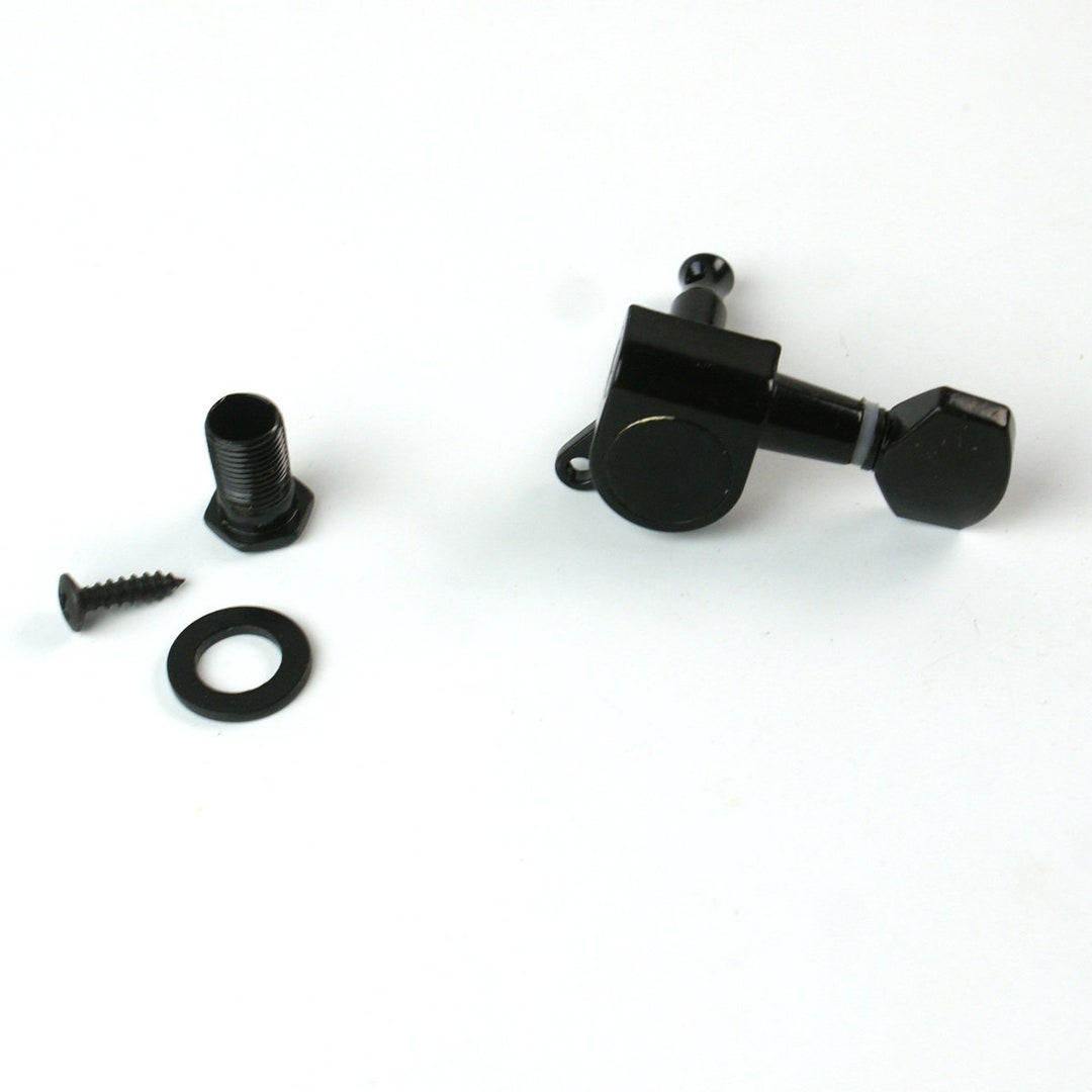Black Guitar Tuning Key: Treble Side Machine Head (G/B/E) - Etsy