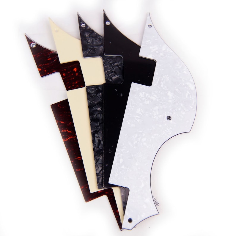 Replacement Pickguard HOFNER Bass Guitar, Right Handed, 3ply Black ...