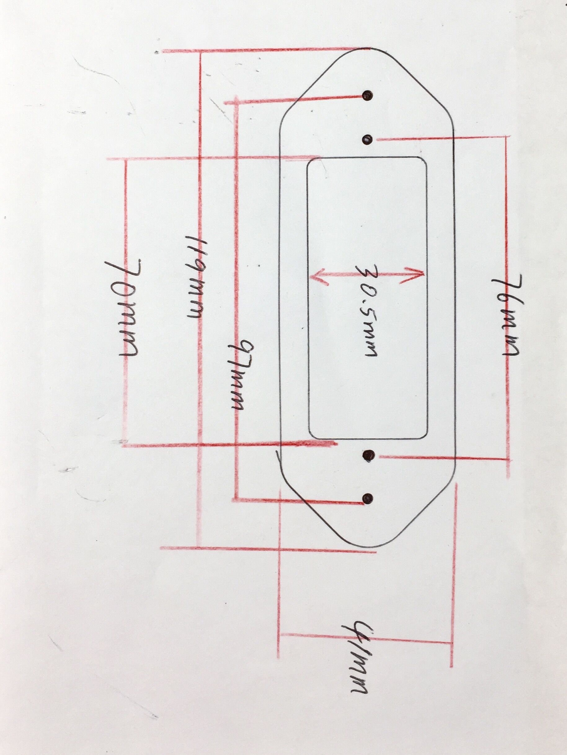 P90 Dog-ear to Mini Humbucker Pickup Adapter Ring 4ply White - Etsy