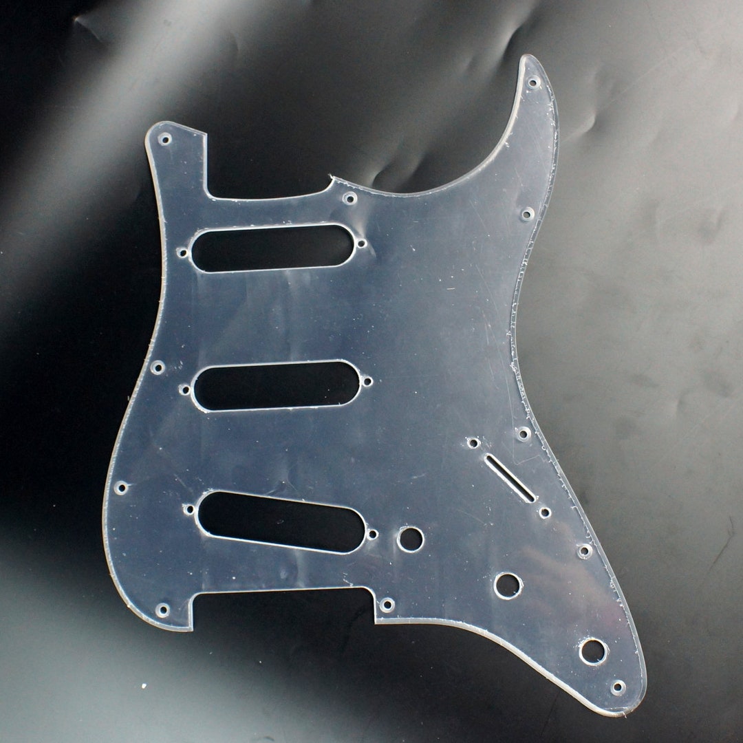 Custom Pickguard for Strat Standard Style Guitar ,1ply Clear ...