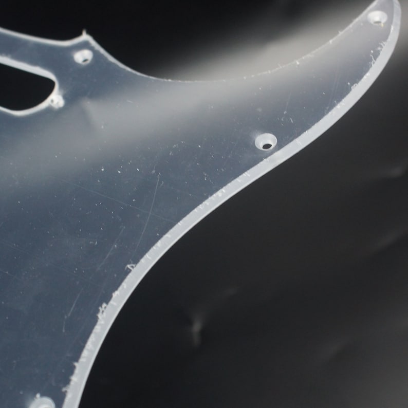 Custom Pickguard for Strat Standard Style Guitar ,1ply Clear ...