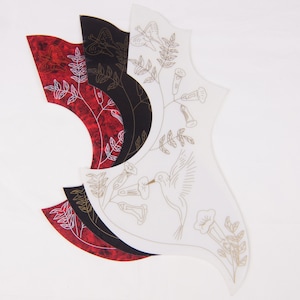 Hummingbird Style Acoustic Guitar Pickguard, Big Version, (various ...