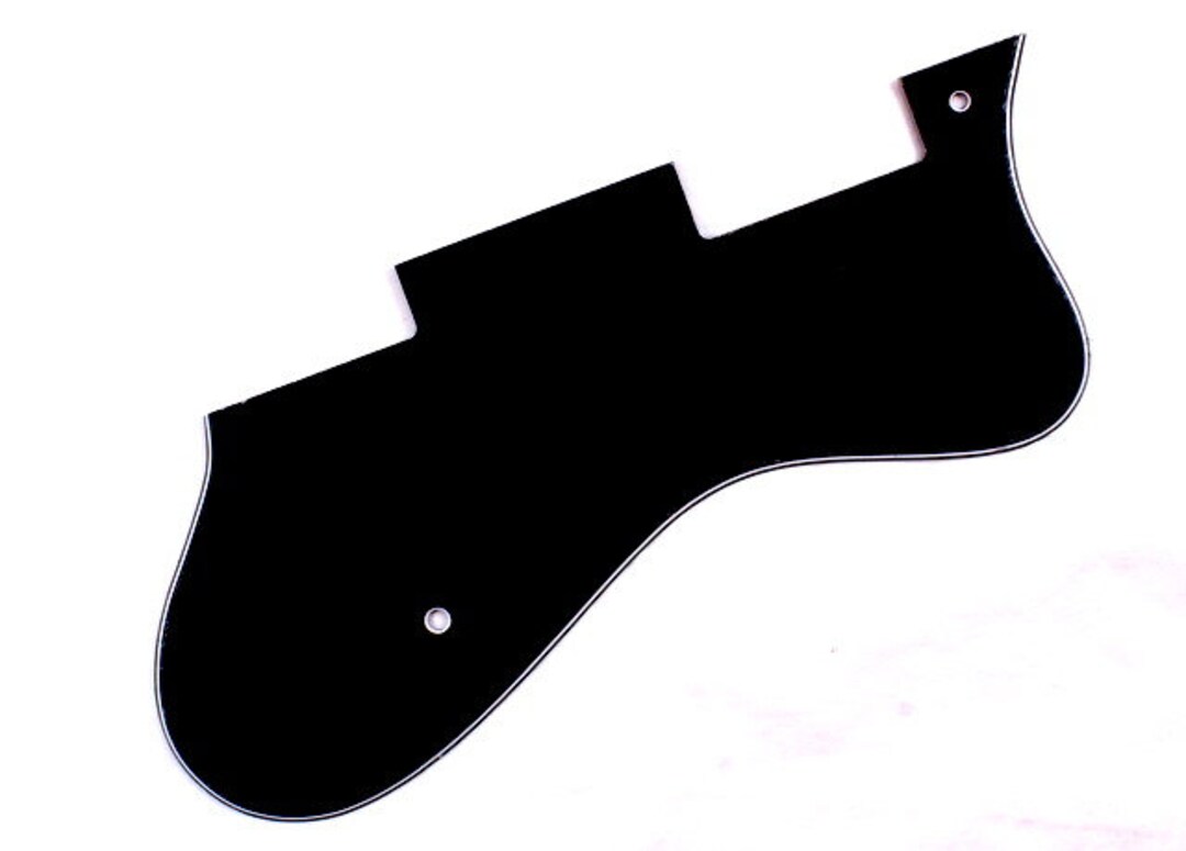 Custom Replacement Guitar Pickguard for Dot Style, 3ply Black - Etsy