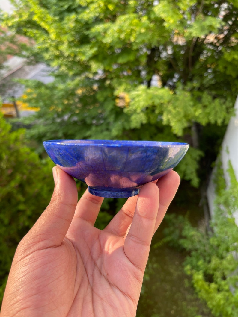 Lapis Lazuli Royal Blue Bowl From Afghanistan/handmade - Etsy Lapis Lazuli Royal Blue Bowl From Afghanistan/handmade - Etsy