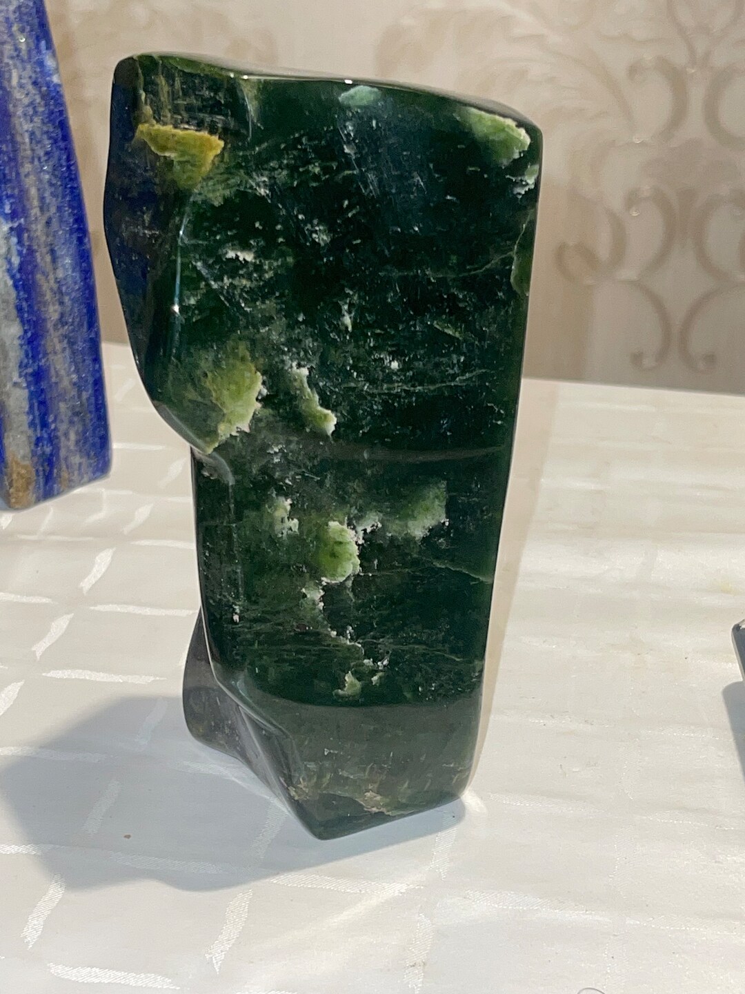 1607 Gr Large Emerald Green Nephrite Jade Polish - Etsy