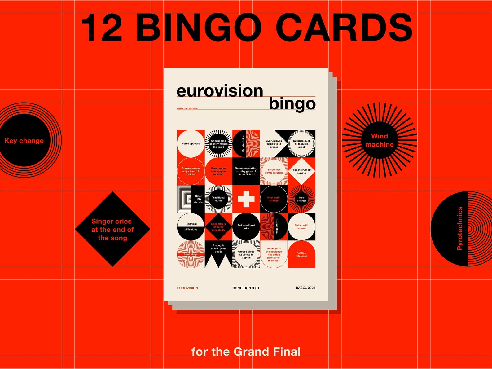 Eurovision 2025 Party Pack: Bingo, Scorecards & Emoji Game (printable ...