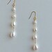 Freshwater Dropping Pearl Earrings, 14K Gold Filled Dangle Earring With ...