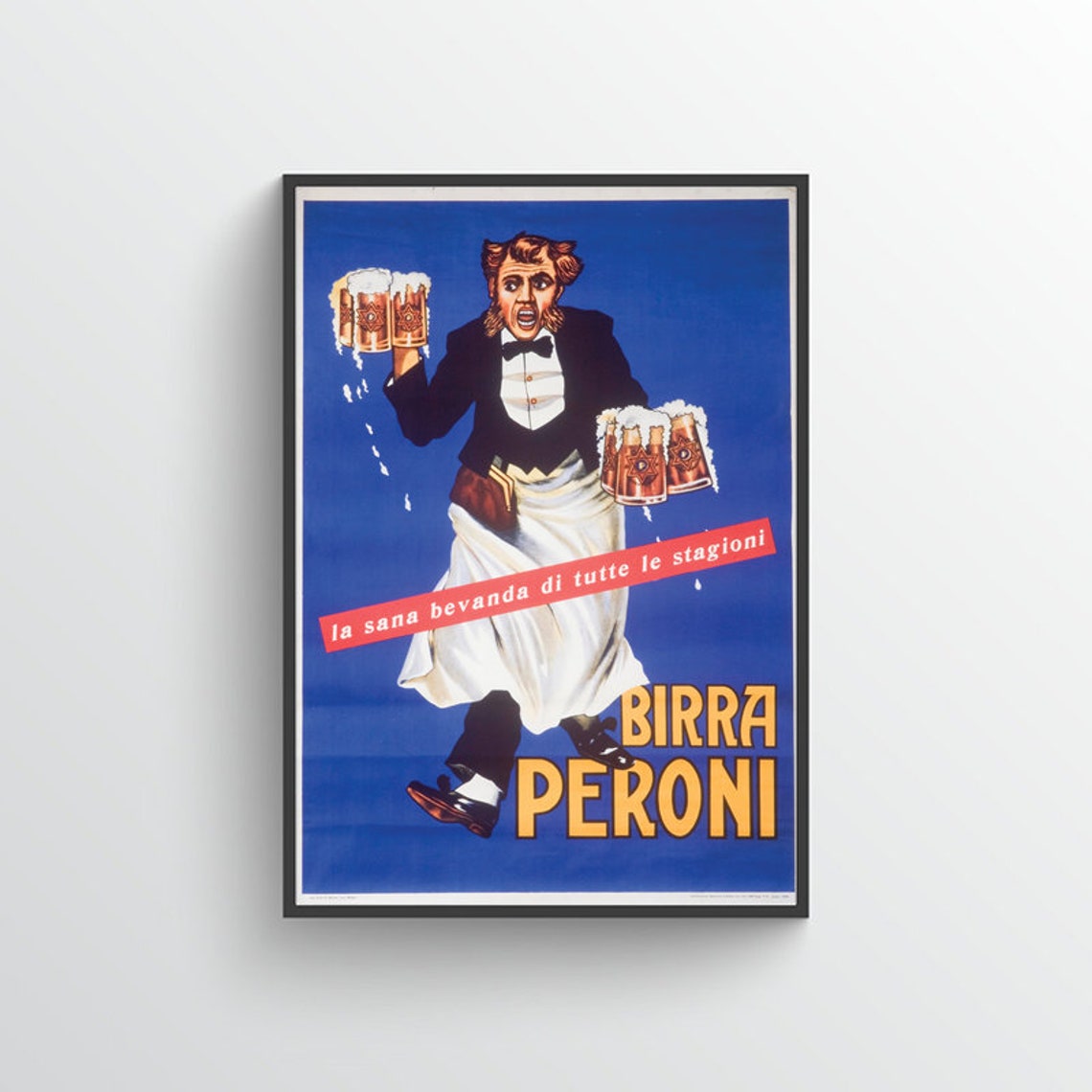 Birra Peroni Vintage Beer Poster - Etsy