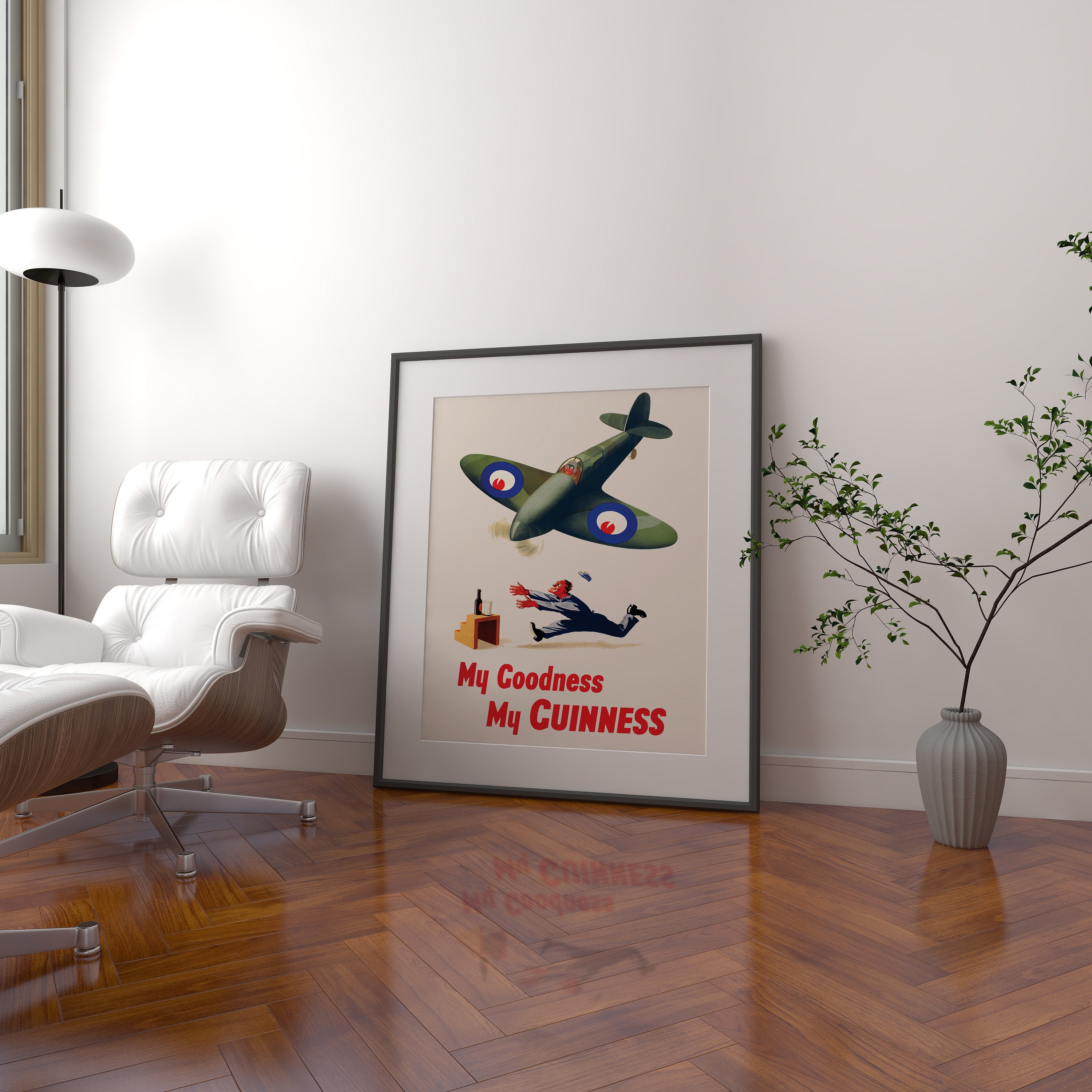 My Goodness, My Guinness Vintage Guinness Poster Reproduction WW2 ...