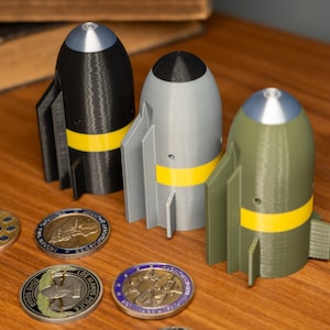 Hellfire Missile Challenge Coin Display Challenge Coin Holder - Etsy