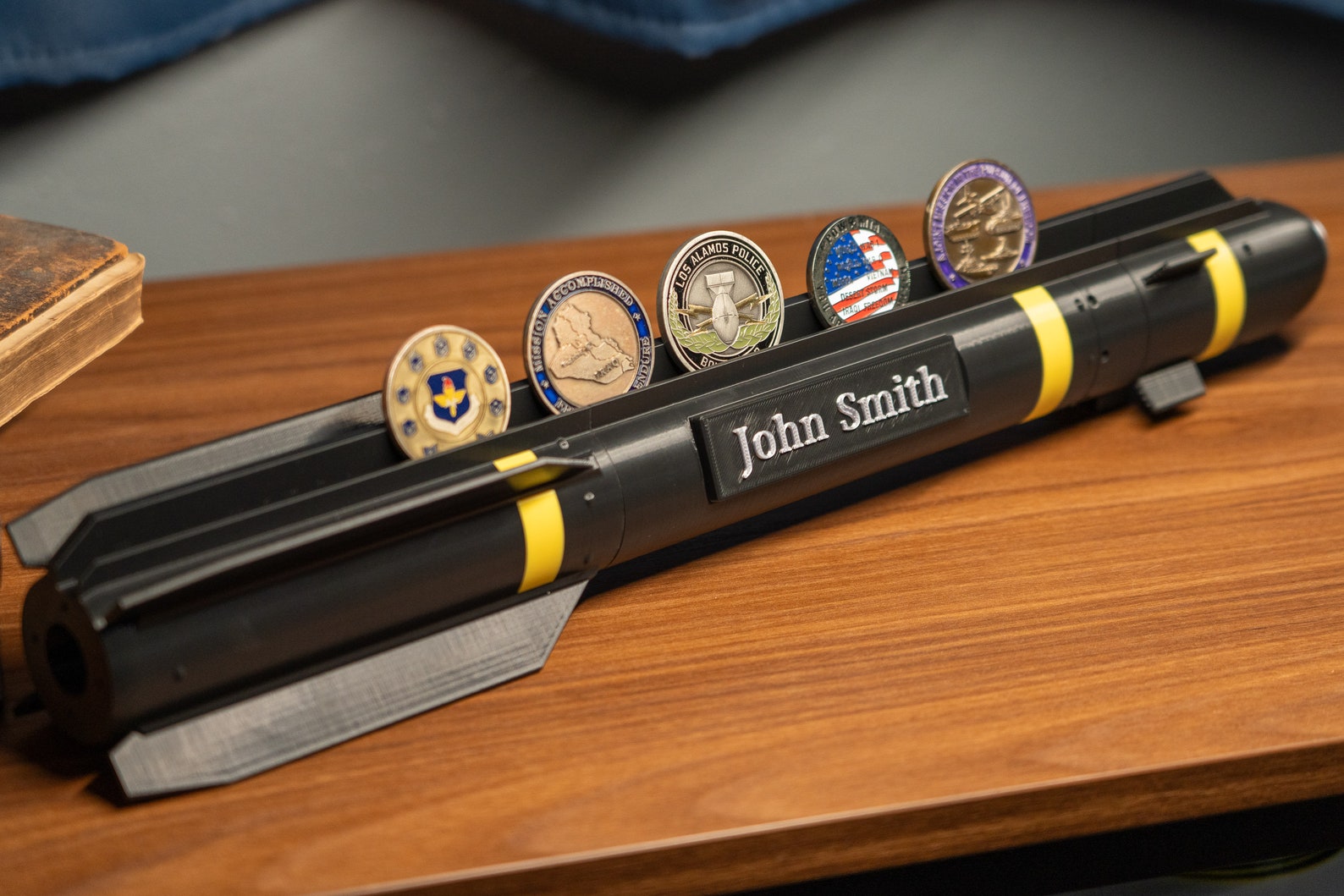 Hellfire Missile Challenge Coin Display - Challenge Coin Holder - Etsy