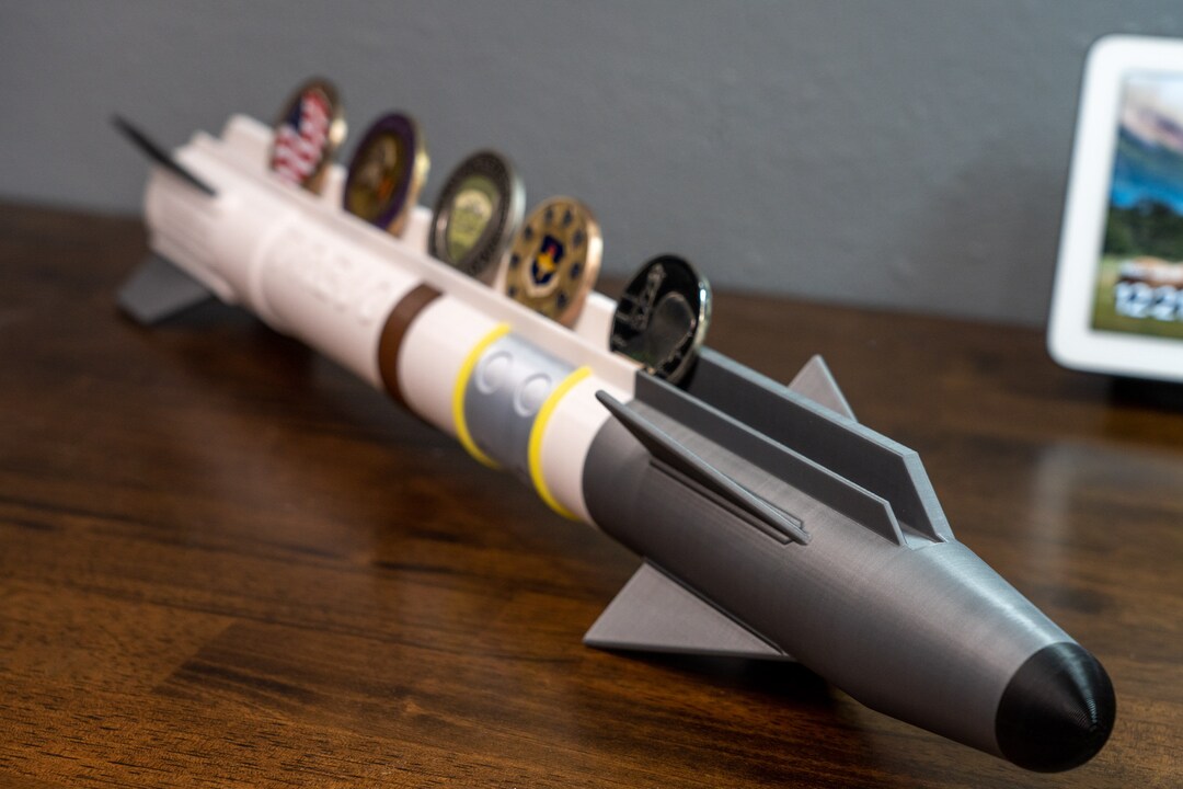AIM-9 Missile Challenge Coin Display – 3D Printed Military Gift - Etsy