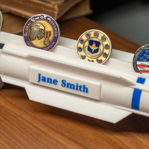 SM-2 Missile Challenge Coin Display - Challenge Coin Holder - Etsy