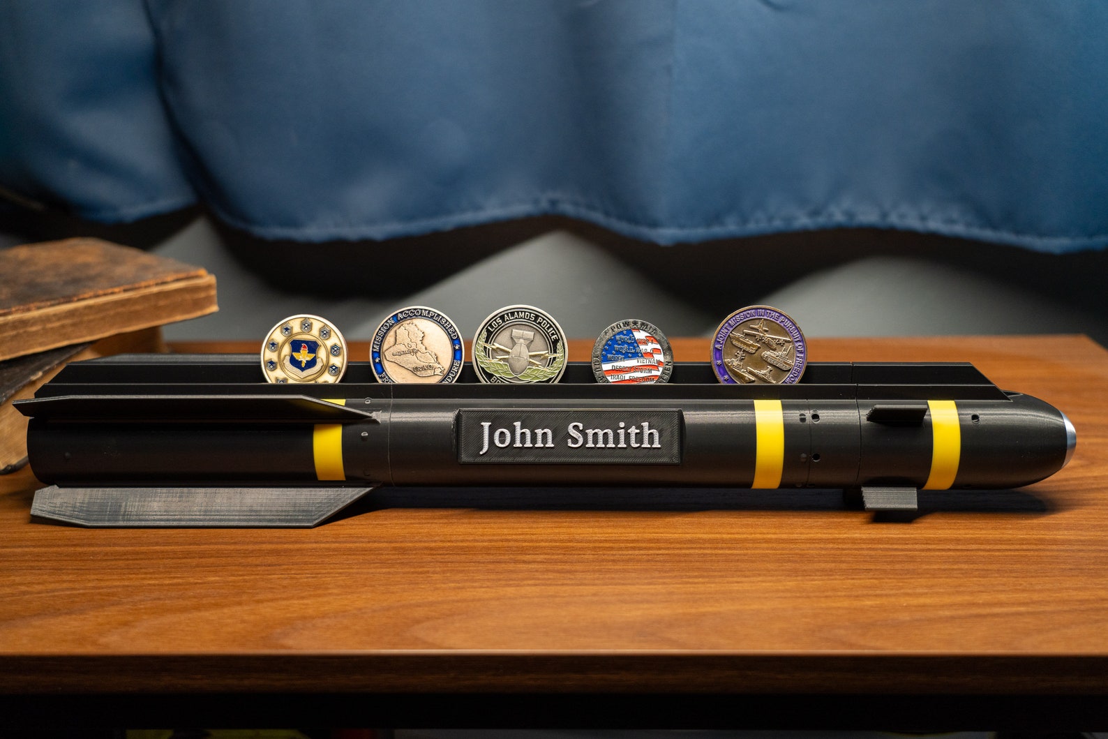Hellfire Missile Challenge Coin Display - Challenge Coin Holder - Etsy
