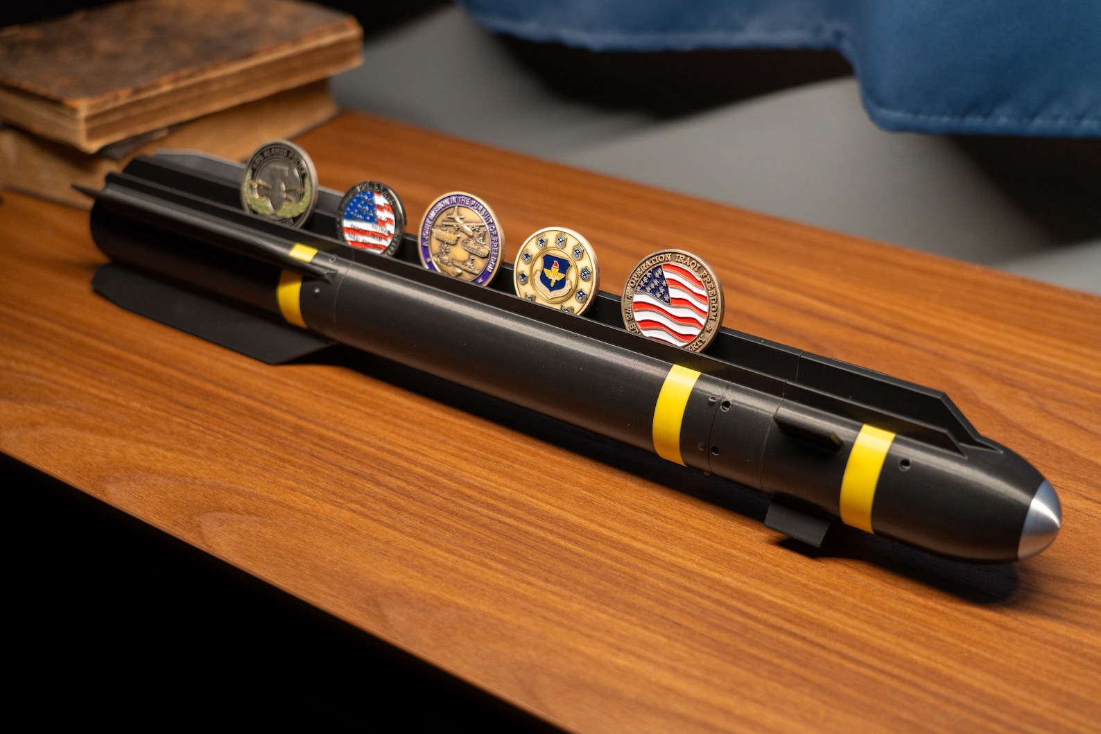 Hellfire Missile Challenge Coin Display - Challenge Coin Holder - Etsy