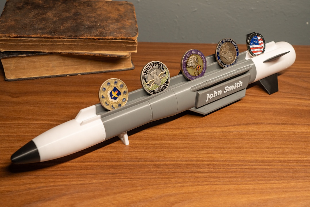 PAC-3 MSE Missile Challenge Coin Display - Challenge Coin Holder - Etsy