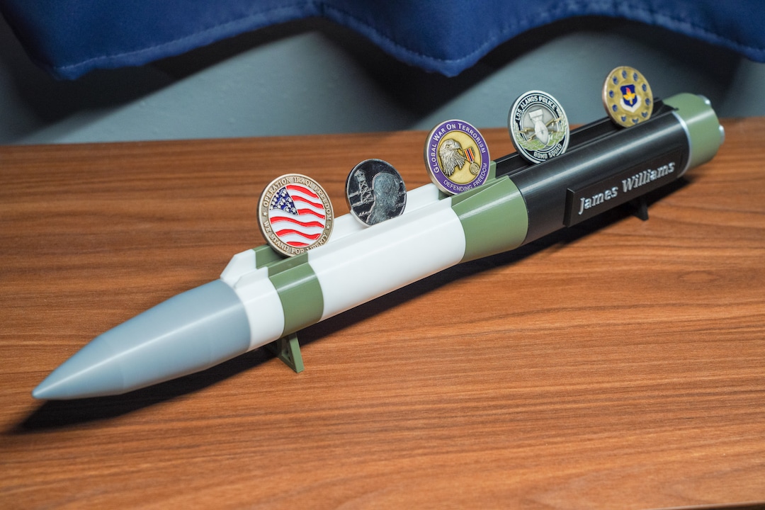 Minuteman III Missile Challenge Coin Display - Challenge Coin Holder ...