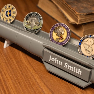 PAC-3 MSE Missile Challenge Coin Display – Personalized Military Gift ...