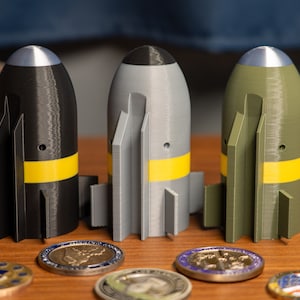 Hellfire Missile Challenge Coin Display - Challenge Coin Holder - Etsy