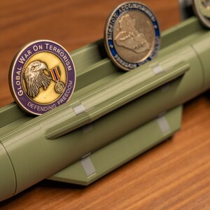 PAC-3 MSE Missile Challenge Coin Display - Challenge Coin Holder - Etsy
