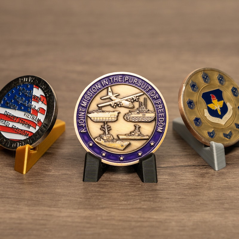 Challenge Coin Display Stand - Etsy