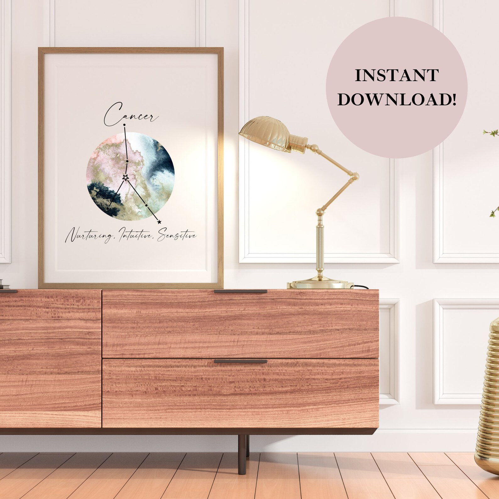 CANCER Print Cancer Poster Cancer Gift Astrology Wall - Etsy