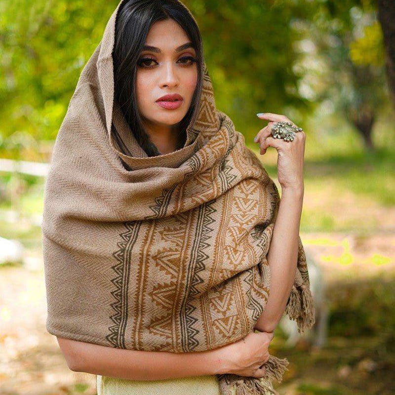 Beige Shawl - Etsy