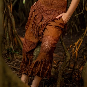 Elfie Pants, Pants, Bohemian Vibe, Womenswear, Brown, - Etsy