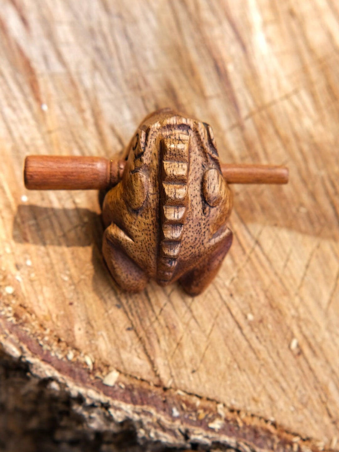 Frog Guiro Instrument ,wooden Frog Guiro Instrument, Handmade ...