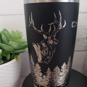 Elk Engraved 20 Oz Yeti Tumbler: Personalized Hunter Gift - Etsy