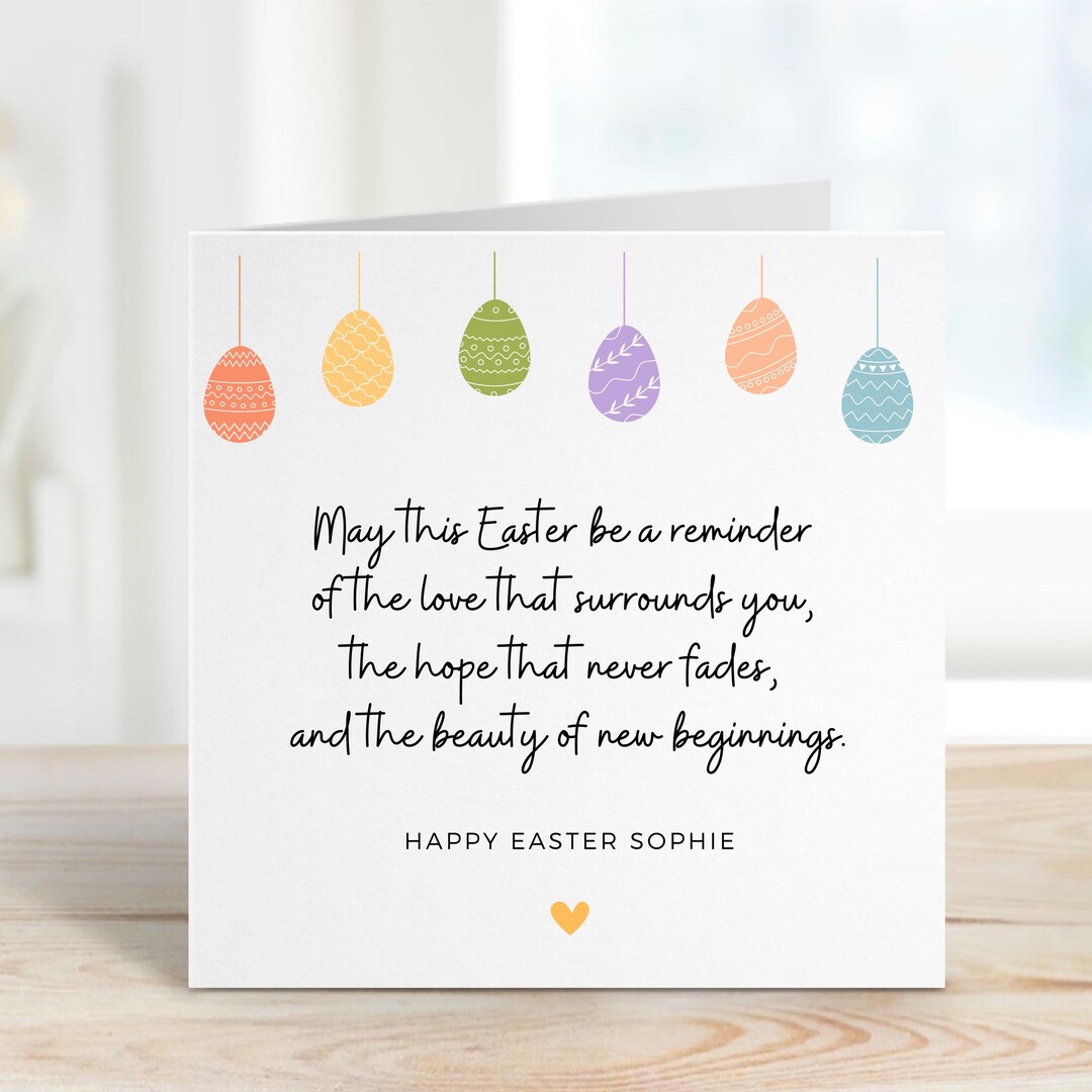 Easter Reminder, Easter Poem for Someone Special, Easter Card for ...