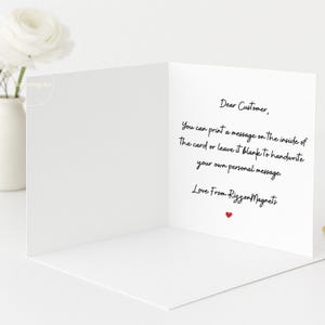 Customer Appreciation Card, Thank You for Your Business, Small Business ...