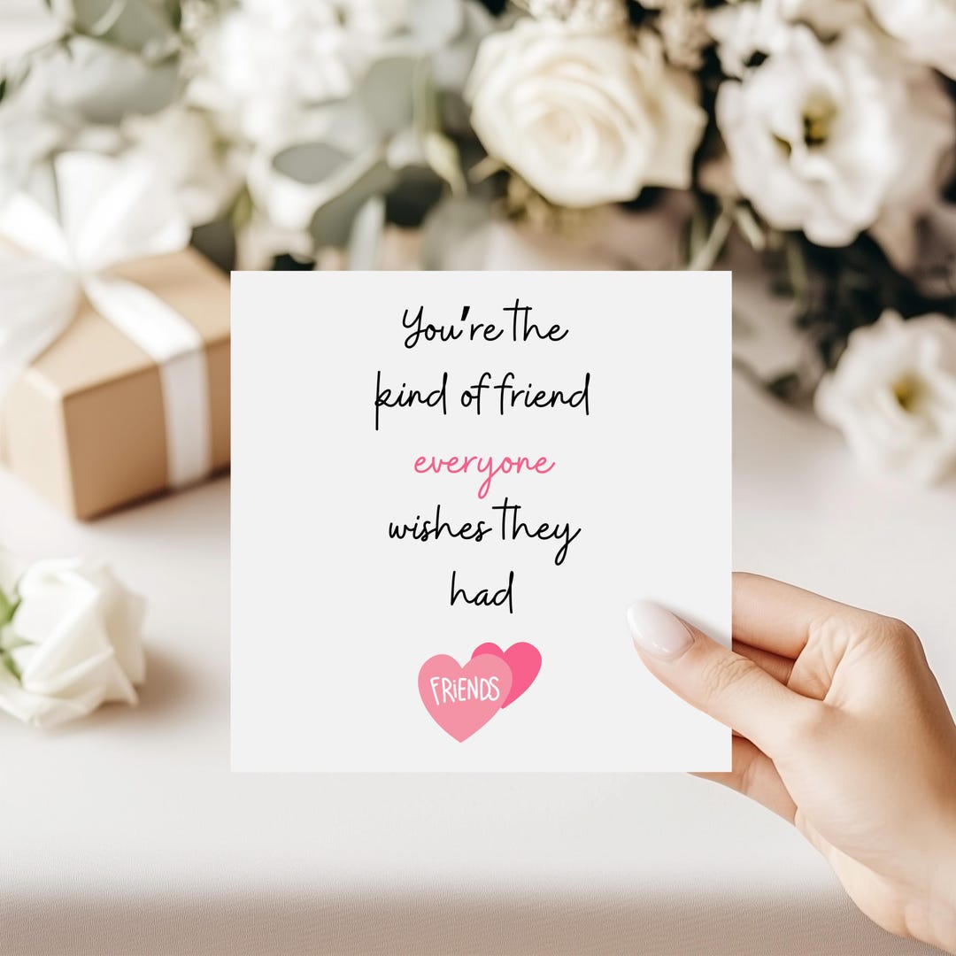 Friend Birthday Card, Birthday Card for Best Friend, Close Friends ...