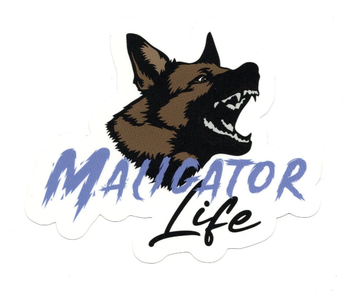 Maligator Life Belgian Malinois Decal - Etsy