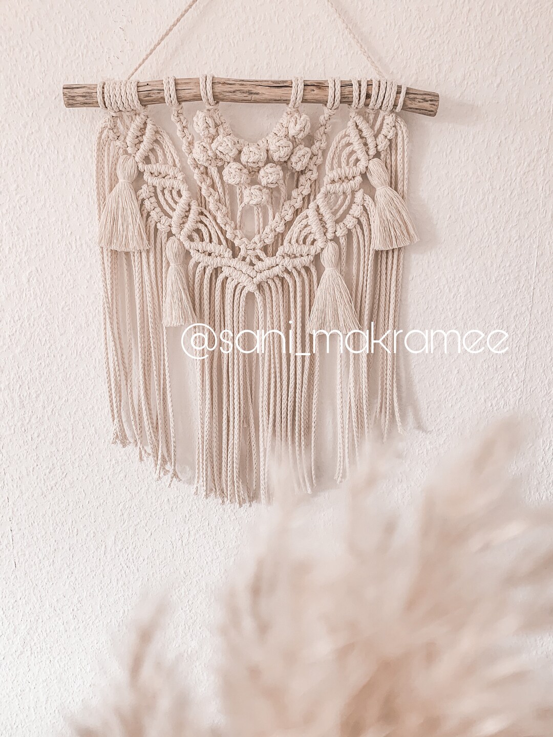 Macramé Wall Hanging Alani Wall Decoration Boho Bohodeko Wall ...
