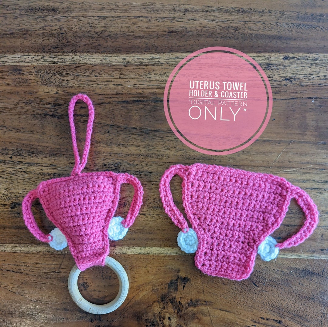 Crochet Uterus Pattern, Uterus Crochet Pattern, No Sew Crochet Pattern ...