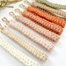 Square Macrame Wristlet Keychain Wristlet Key Wristlet Boho Macrame ...