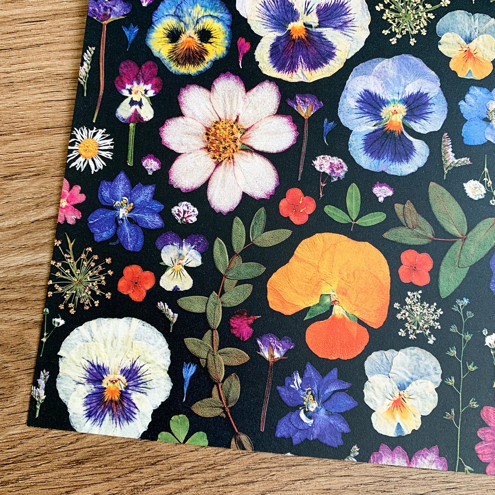 Pressed Flower Art Print A5 Small Art Print Flower Art - Etsy