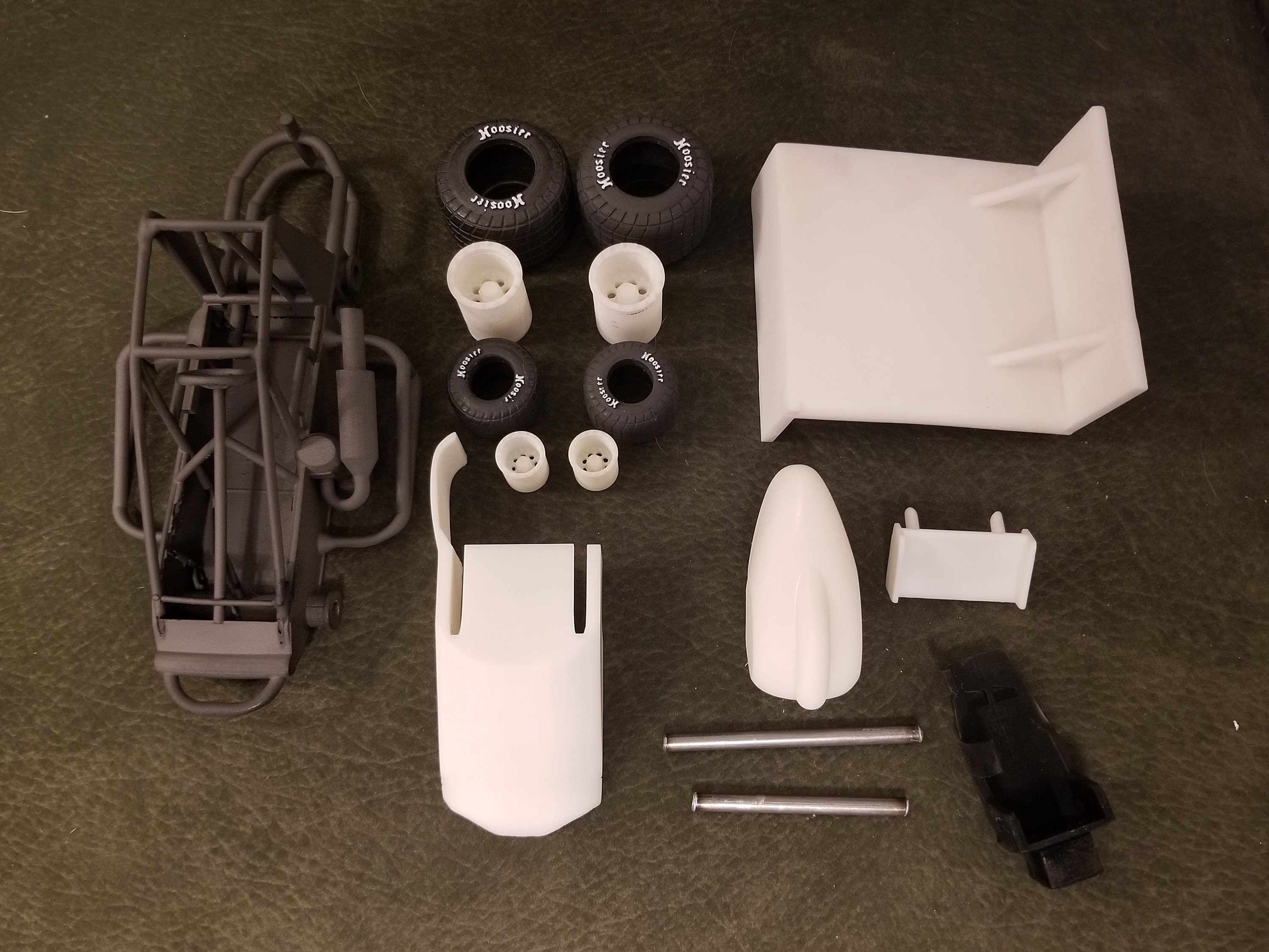 Micro Sprint Car 1/18 Scale Kit removable Hood and Tail, and Live ...